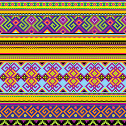 Mexican numbers Royalty Free Vector Image - VectorStock