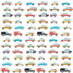 Colorful Car Seamless Pattern Royalty Free Vector Image