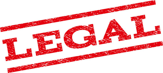 Legal watermark stamp Royalty Free Vector Image