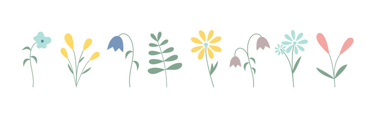 Flowers Scribble Vector Images (over 15,000)