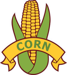 Corn symbol Royalty Free Vector Image - VectorStock