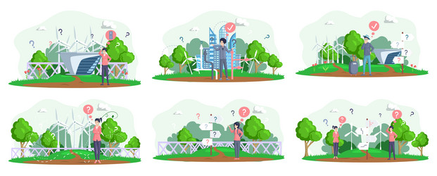 Making confusion choice of path direction arrows Vector Image