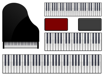 Piano Top View Vector Images (over 410)