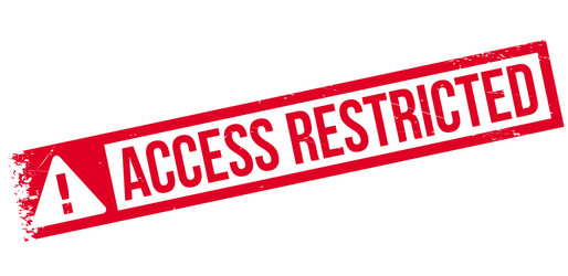 Access restricted rubber stamp Royalty Free Vector Image