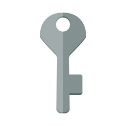 Dimple modern key cartoon Royalty Free Vector Image