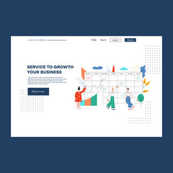 Effective team work poster colleagues Royalty Free Vector