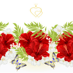 Hibiscus Border Vector Images (over 1,700)