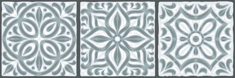 Azulejos tile seamless pattern Royalty Free Vector Image