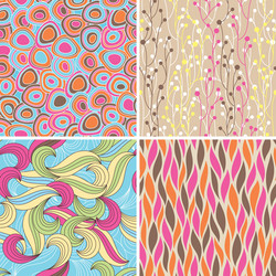 Retro seamless pattern Royalty Free Vector Image