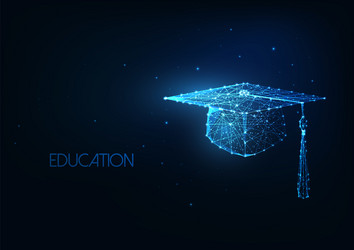 Futuristic knowledge wisdom education concept Vector Image