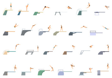 Springboard Dive Vector Images (over 630)