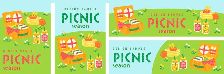 Spring Picnic Poster Vector Images (over 580)