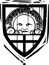 Heraldry Sun Vector Images (over 280)