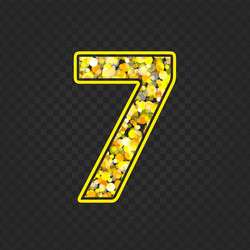 Number 7 Vector Images (over 19,000)