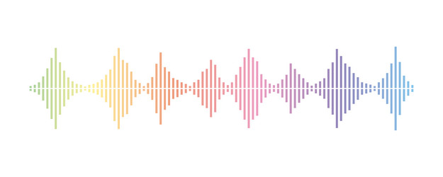 Audio Stereo Waveform Logo Vector Images (over 1,800)