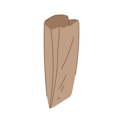 Handle paper bag cartoon Royalty Free Vector Image