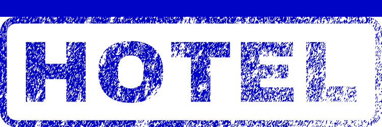 Hotel rubber stamp Royalty Free Vector Image - VectorStock