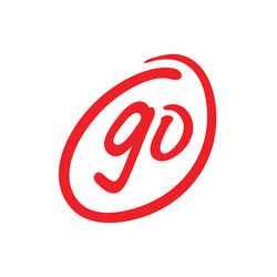 Grade a hand drawn good exam score Royalty Free Vector Image