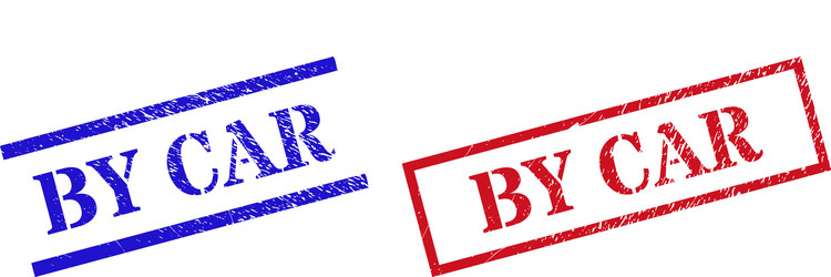 Car africa textured rubber stamp watermarks Vector Image