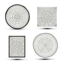 Wooden log cut Royalty Free Vector Image - VectorStock