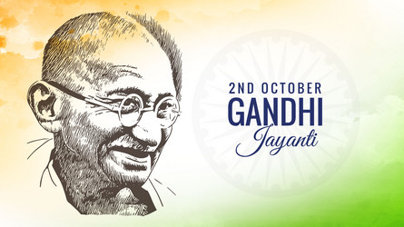 Gandhi Mahatma Poster Vector Images (over 640)