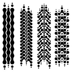 Bike tire tracks Royalty Free Vector Image - VectorStock