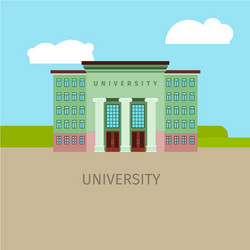 Government building colored icons Royalty Free Vector Image