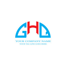Ghq letter logo creative design with graphic Vector Image