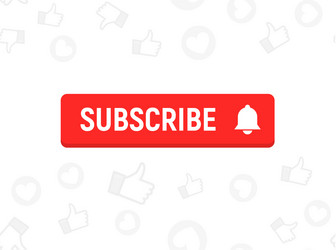 Subscribe button isolated logo Royalty Free Vector Image