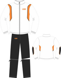 Track suit mock ups templates Royalty Free Vector Image