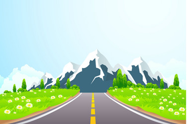 Green landscape Royalty Free Vector Image - VectorStock