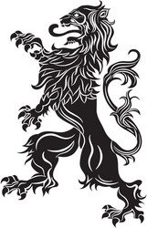 Gothic lion Royalty Free Vector Image - VectorStock