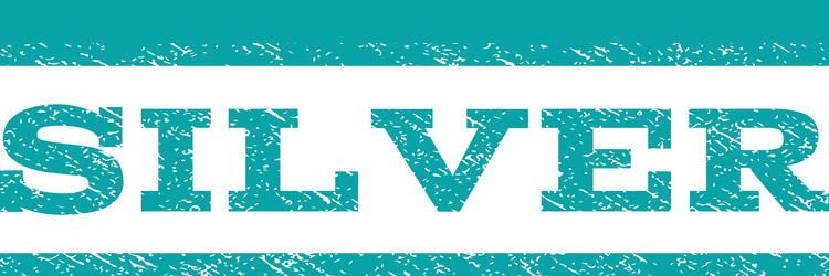 Silver watermark stamp Royalty Free Vector Image