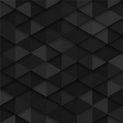 Dark grey geometric seamless pattern background Vector Image