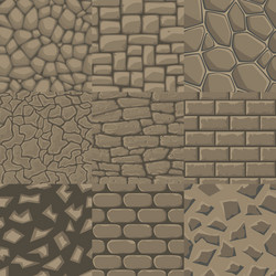 Seamless cartoon stone texture Royalty Free Vector Image