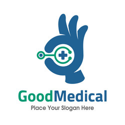 Good doctor logo template this design use Vector Image