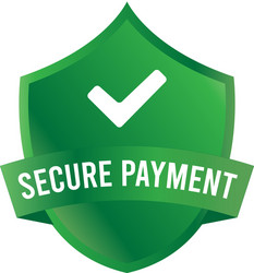 Secure logo badge design ic Royalty Free Vector Image