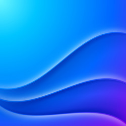 Blue curvy paper layer abstract background modern Vector Image