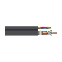 Fiber cable icon color logo isolated Royalty Free Vector