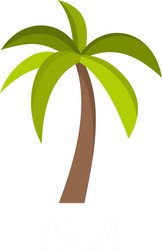 Birch leaf icon flat style Royalty Free Vector Image