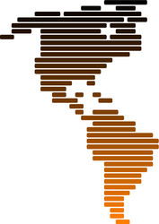 Map of america Royalty Free Vector Image - VectorStock