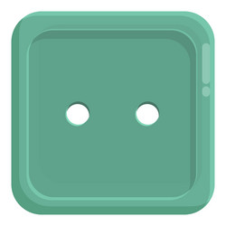 Top style button icon cartoon hole art Royalty Free Vector