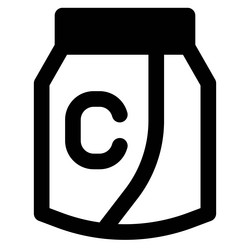 Casein powder a good mass gainer Royalty Free Vector Image