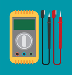 Isometric electrical tester digital multimeter Vector Image