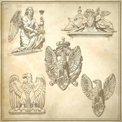 Heraldry Angel Vector Images (over 1,100)