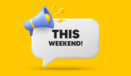 This weekend symbol special offer sign Royalty Free Vector