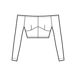 Top technical fashion with elegant Royalty Free Vector Image