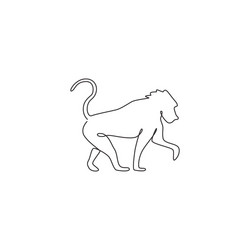 One Line Monkey Vector Images (over 310)