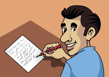 Man Writing Vector Images (over 14,000)