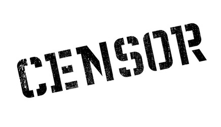 Censor rubber stamp Royalty Free Vector Image - VectorStock